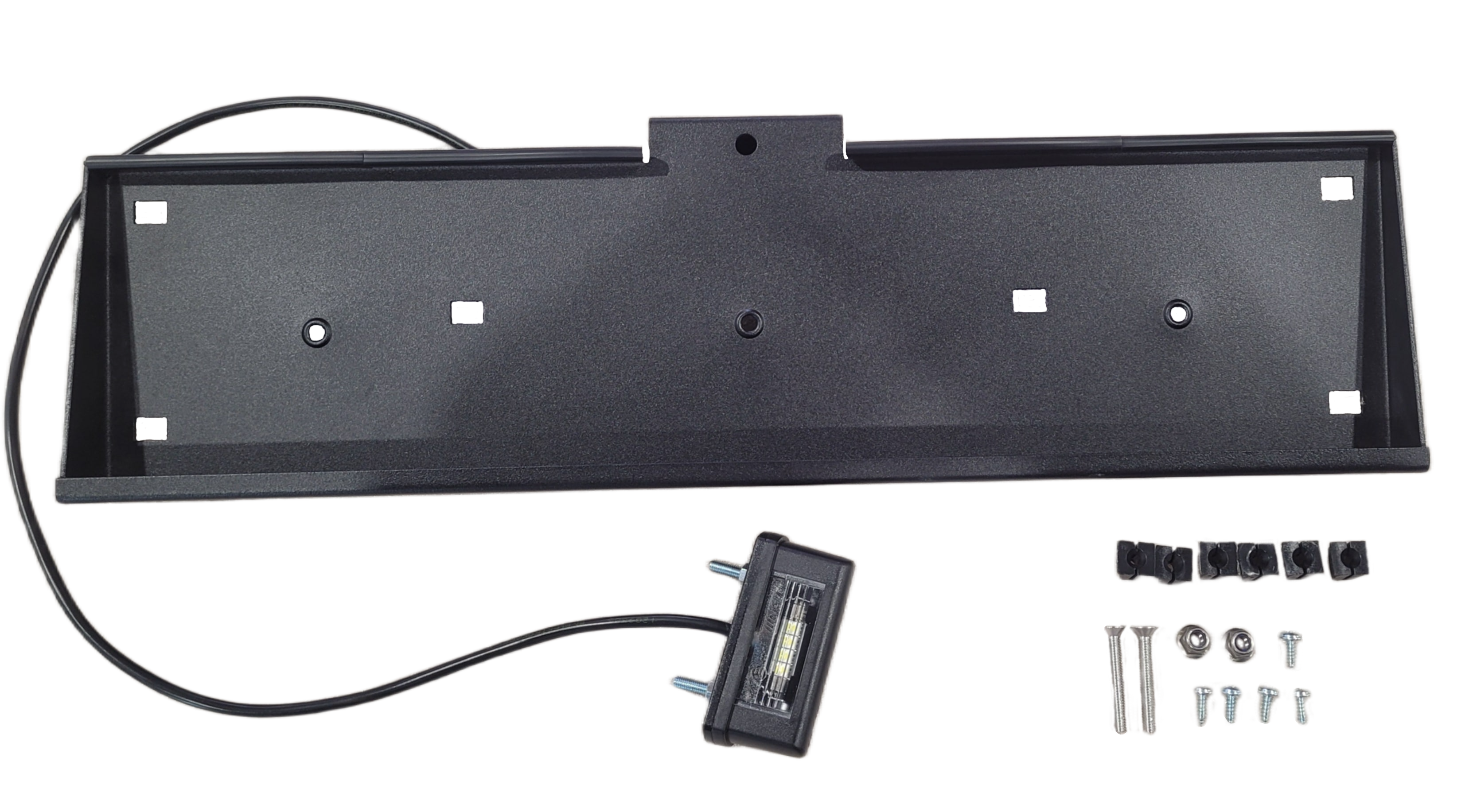 License Plate Bracket – Rover Vans Gear